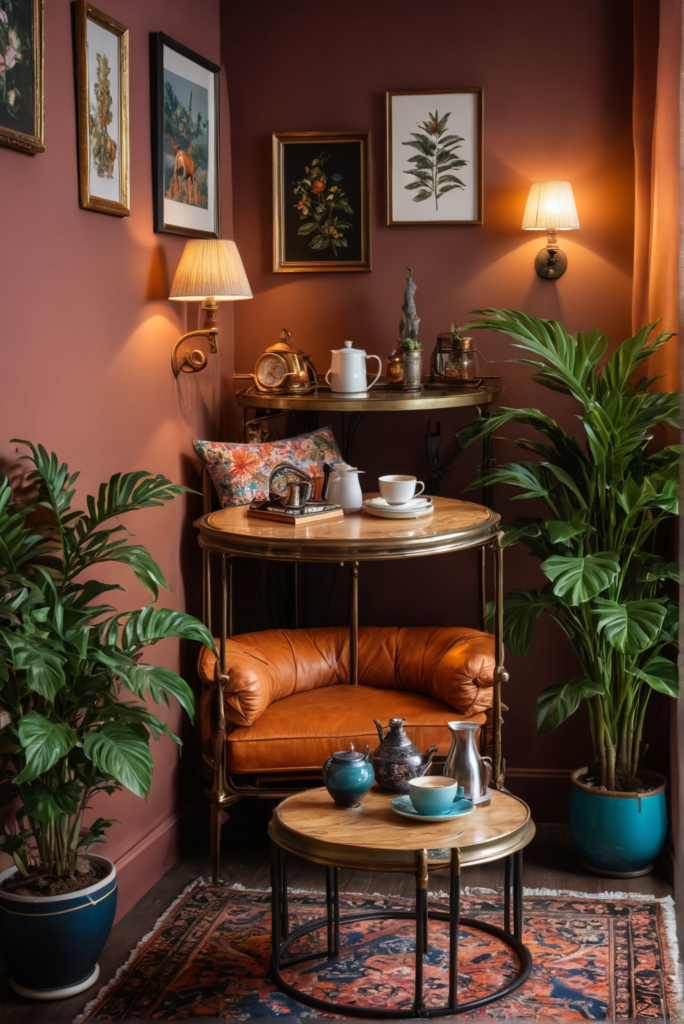 10 Ideas and Inspiration for Maximalism Style Coffee Corners - afullmug.com