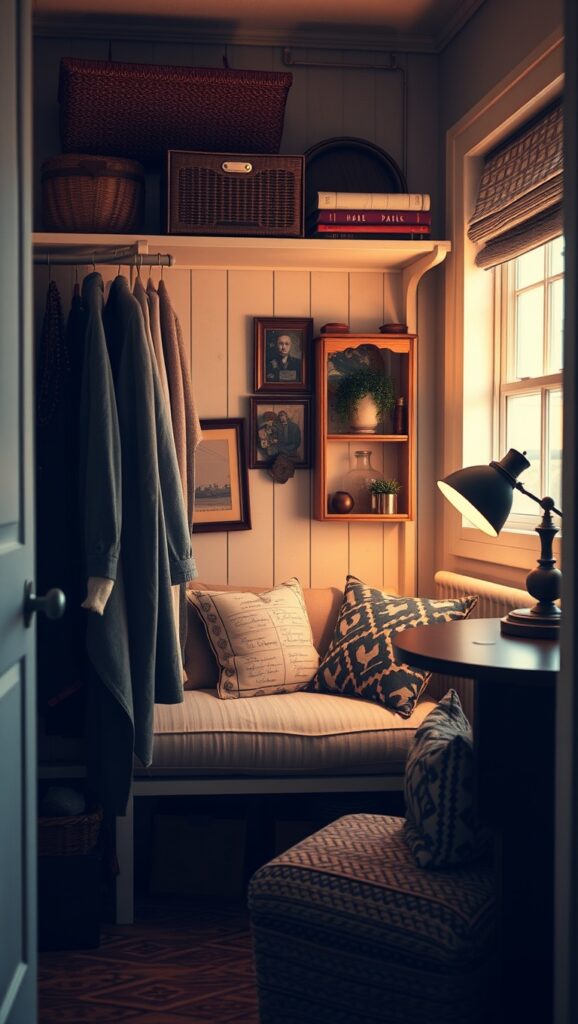 20 Cozy Closet Conversion Ideas for Your Dream Reading Nook - afullmug.com