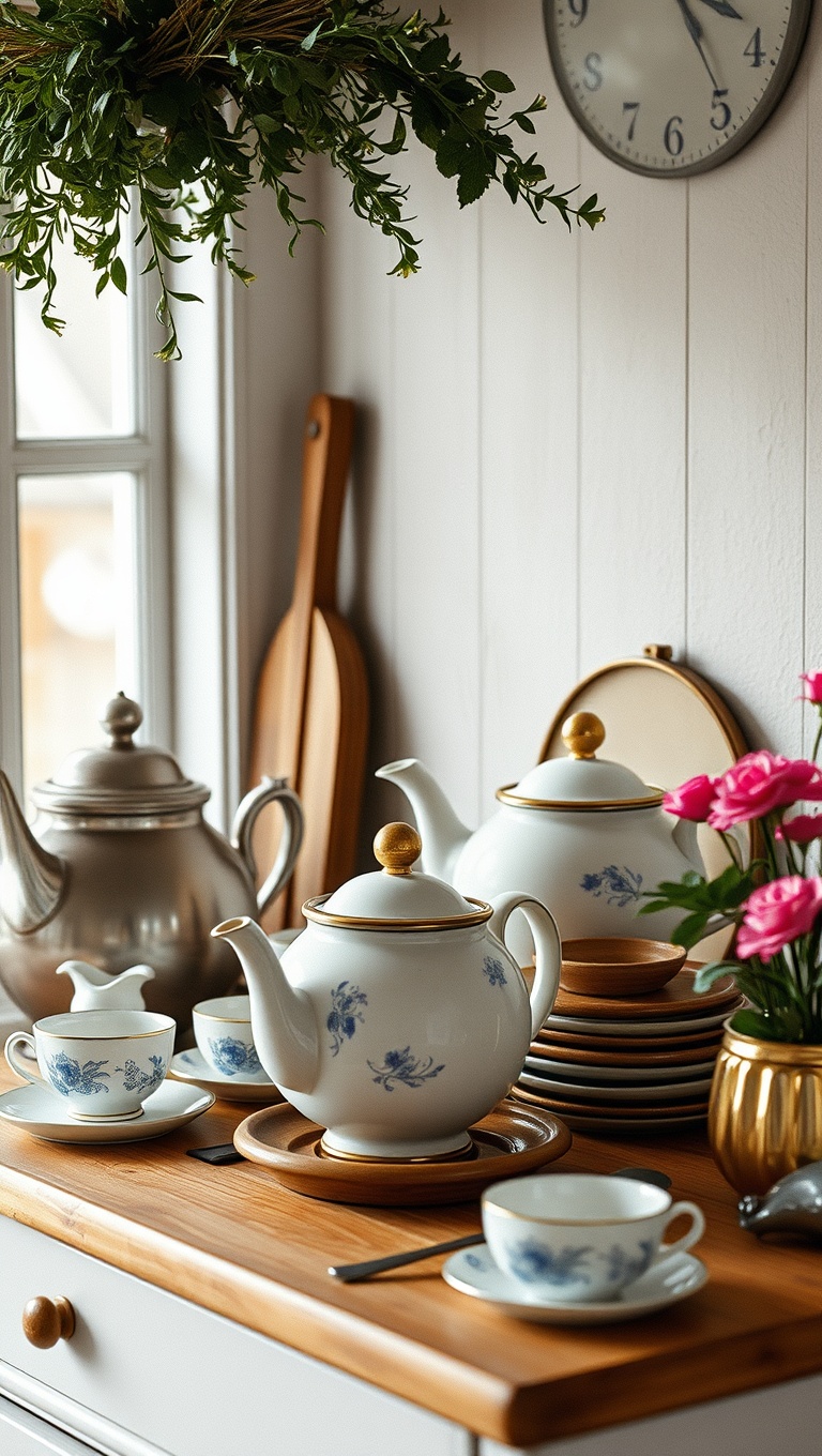 20 Whimsical Ideas for Your Dream Cottagecore Tea Station - afullmug.com