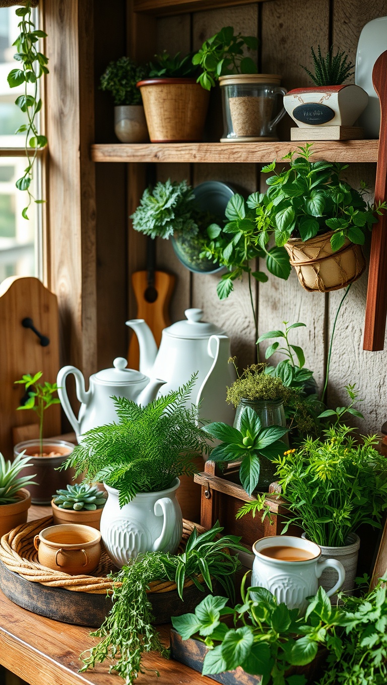 20 Whimsical Ideas for Your Dream Cottagecore Tea Station - afullmug.com