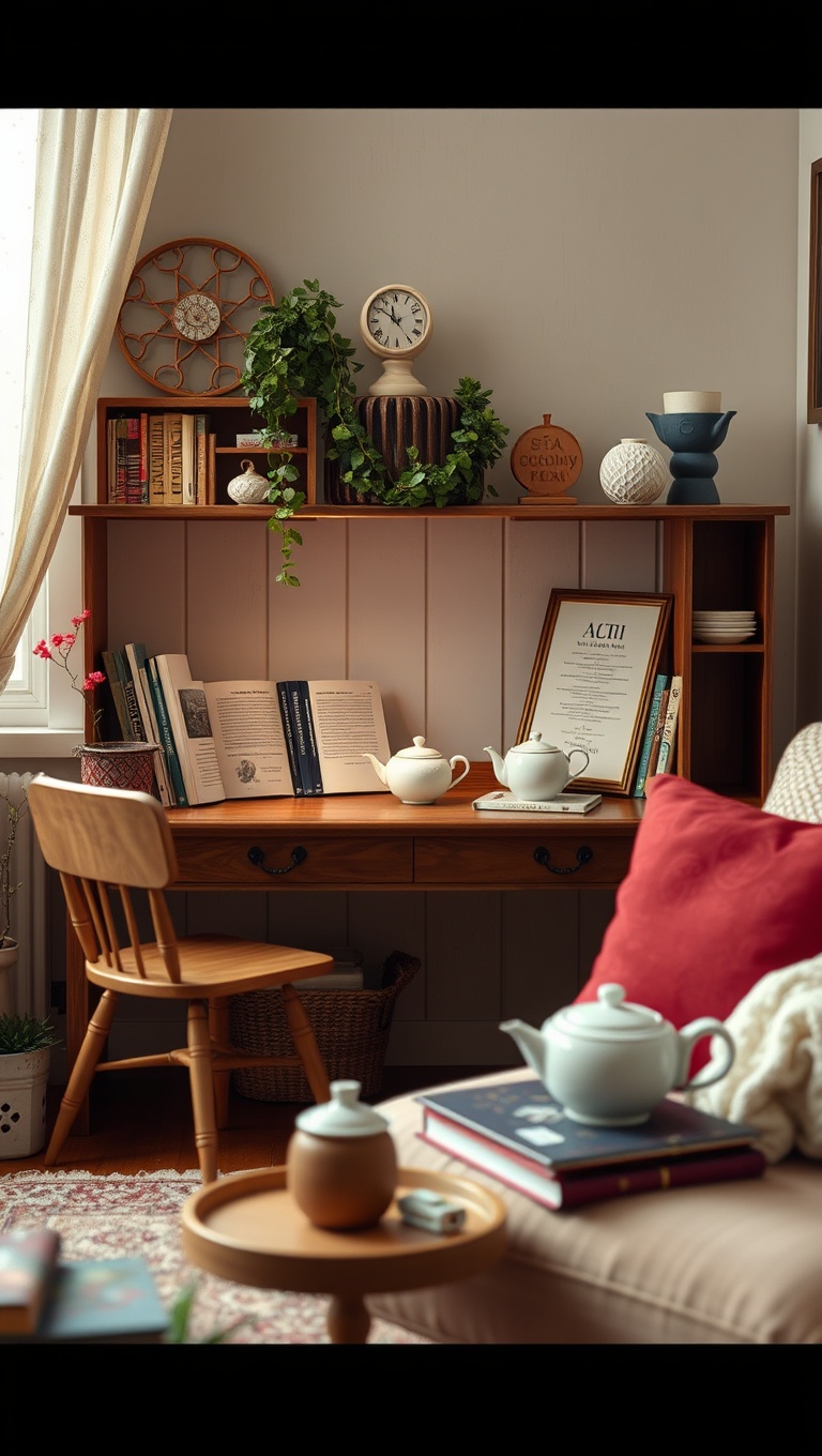 20 Whimsical Ideas for Your Dream Cottagecore Tea Station - afullmug.com