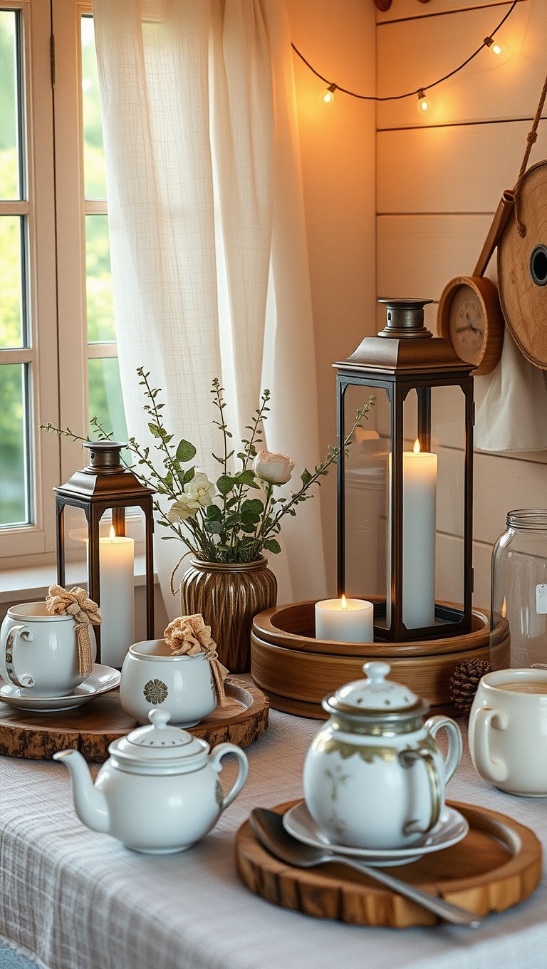 20 Whimsical Ideas for Your Dream Cottagecore Tea Station - afullmug.com