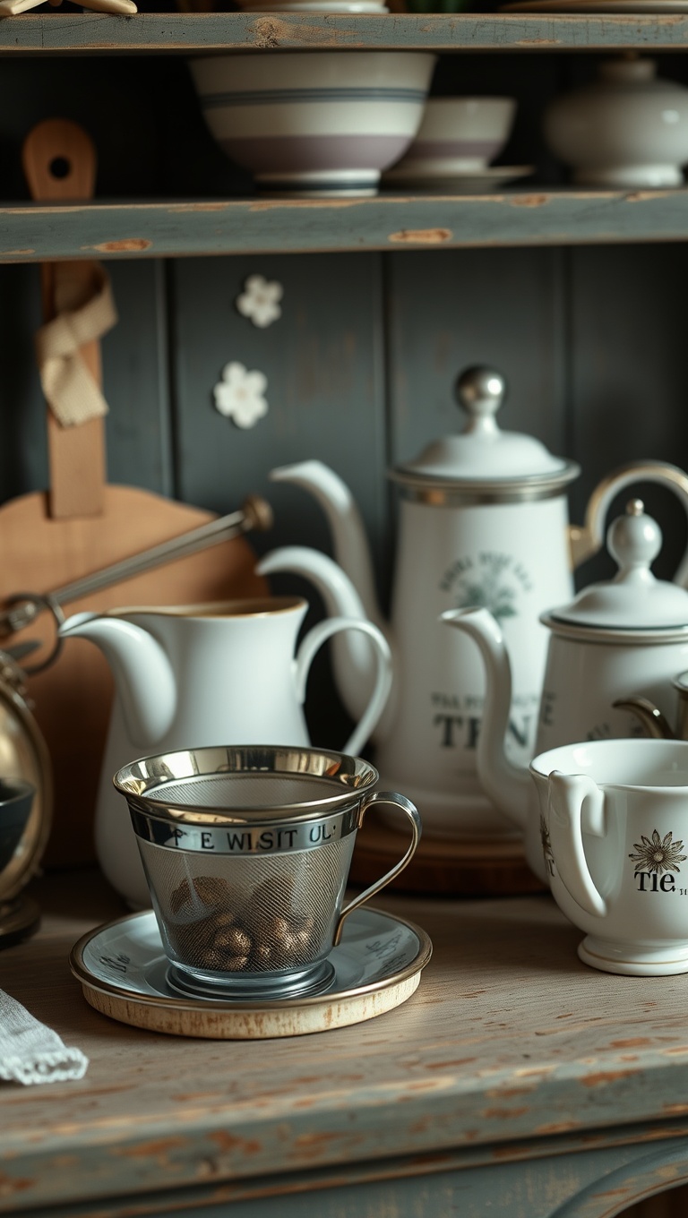 20 Whimsical Ideas for Your Dream Cottagecore Tea Station - afullmug.com