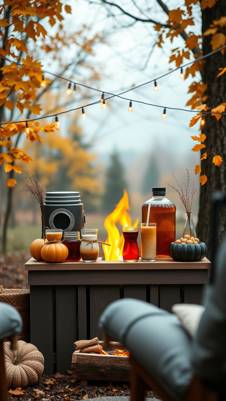 25 Cozy Autumn-Inspired Drink Stations to Warm Your Home - afullmug.com